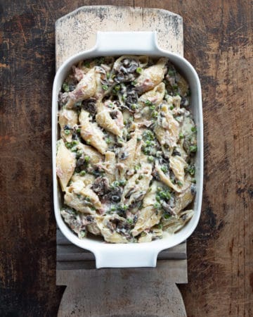 Unstuffed shells casserole recipe • fedetheclumsychef.com