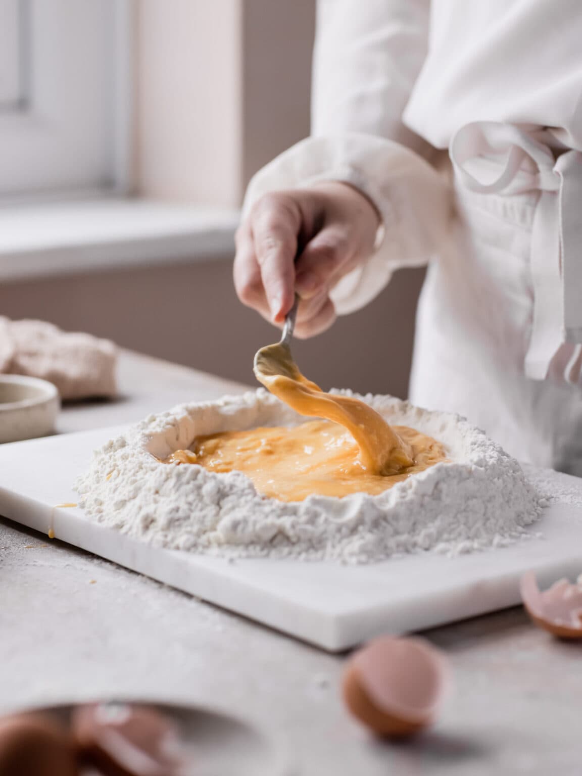 Tonnarelli pasta • fedetheclumsychef.com