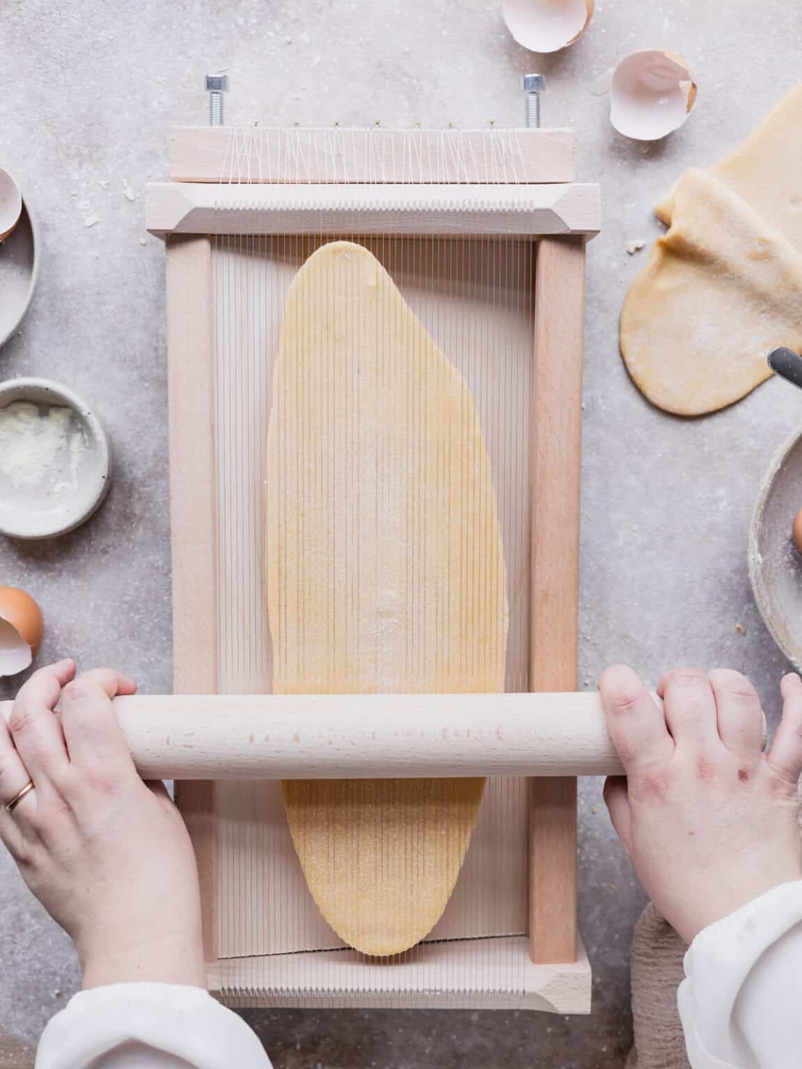 Tonnarelli pasta • fedetheclumsychef.com