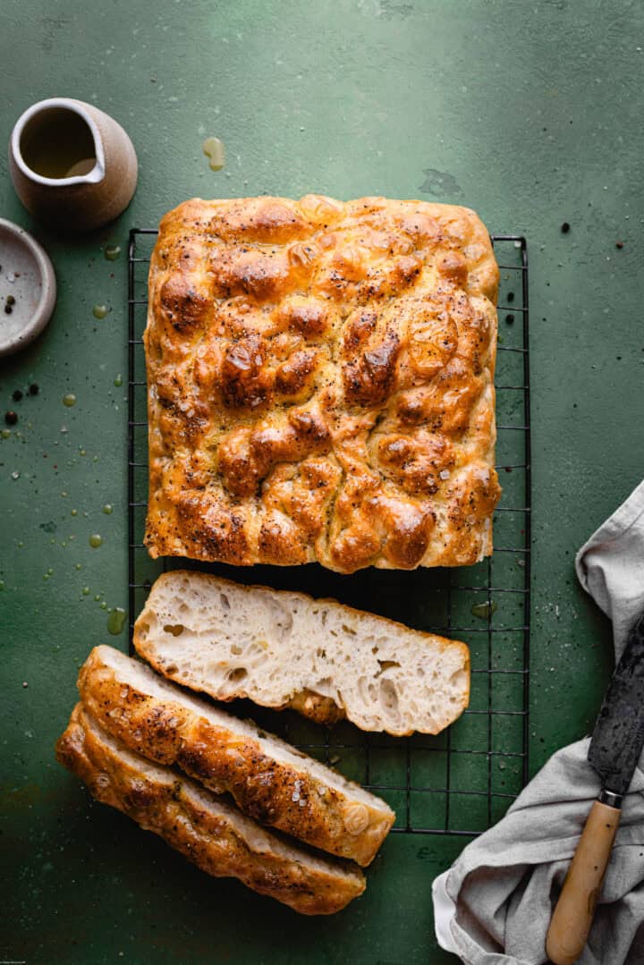 Black Pepper Focaccia: A Taste of Italy • fedetheclumsychef